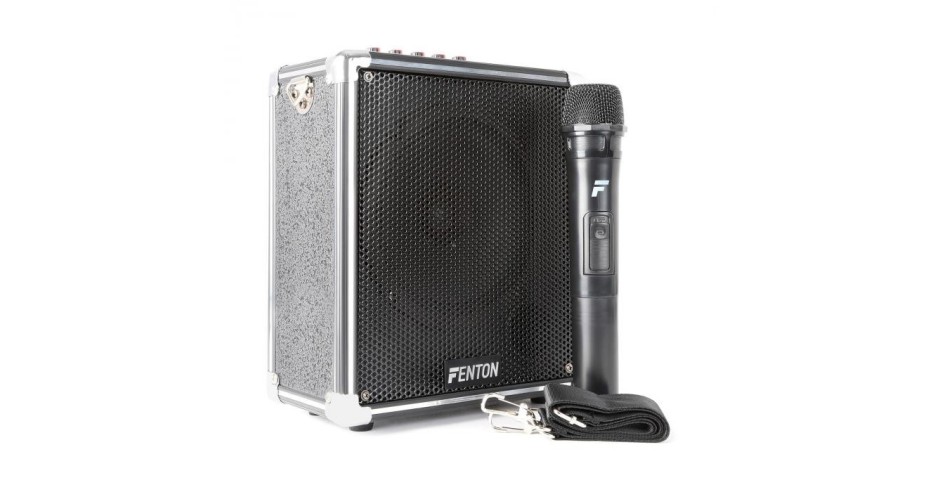 Fenton ST040, amplificator portabil, 40W, baterie, bluetooth, USB, 6,5 ...