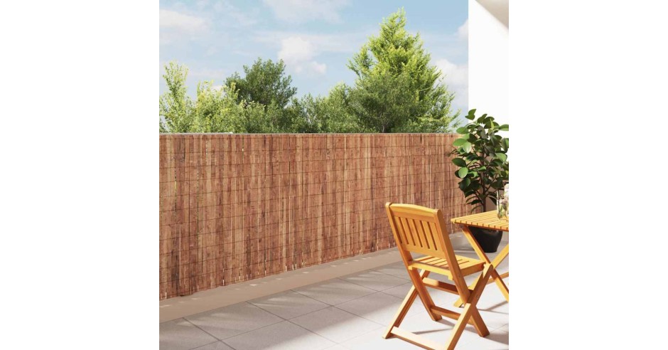 VidaXL Gard din scoarță de copac Maro 400 x 125cm Cortex 42006508 ...