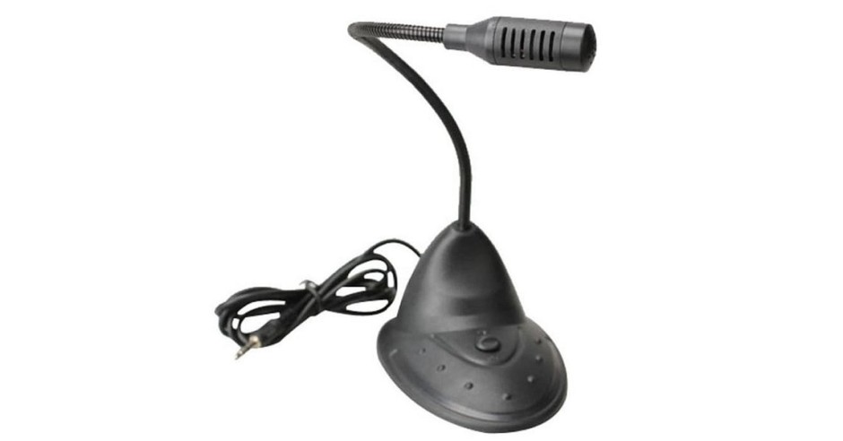 Microfon cu picior, Active, brat flexibil, jack 3.5mm, Pentru ...