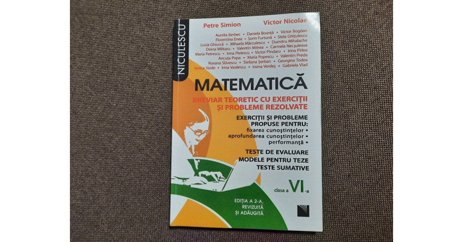 Matematica Clasa a VI-a: Breviar cu Probleme Rezolvate - Petre Simion ...
