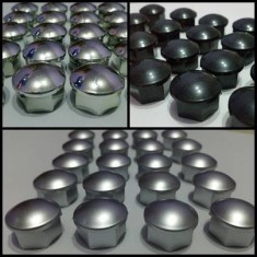 Capace/protectie GRI CROM Negre prezoane jante cheie pe 17, noi, set 20 ...