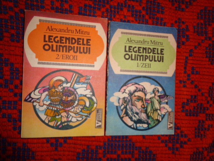 Legendele Olimpului 2 volume - Alexandru Mitru an1993,560pagini | Okazii.ro