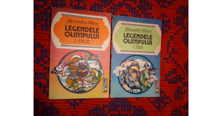 Legendele Olimpului 2 volume - Alexandru Mitru an1993,560pagini | arhiva Okazii.ro