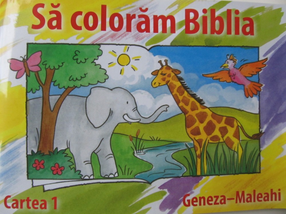 Sa coloram Biblia - Geneza (carte de colorat) Cartea 1 | arhiva Okazii.ro