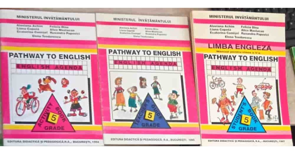 PATHWAY TO ENGLISH VOL.1-3 LIMBA ENGLEZA MANUAL PENTRU CLASA A V-A ...