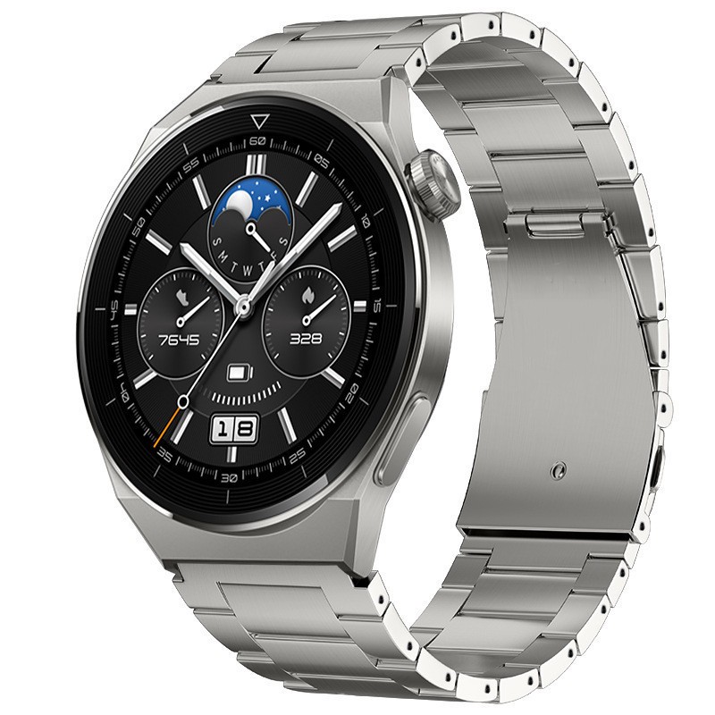Curea Metalica 22mm Argintie Titanium Huawei Watch GT3 Pro GT3 Watch 3 ...