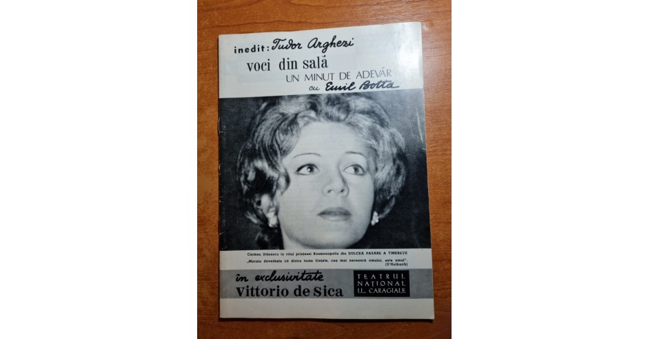 Teatrul national 1971-1972-dina cocea,emil botta,dem radulescu,florin ...