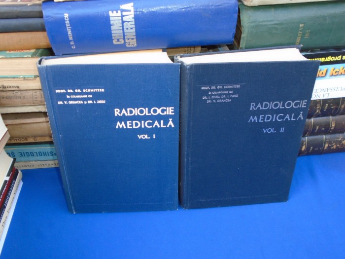 GH. SCHMITZER - RADIOLOGIE MEDICALA ( 2 VOL. ) , 1967 # | Okazii.ro