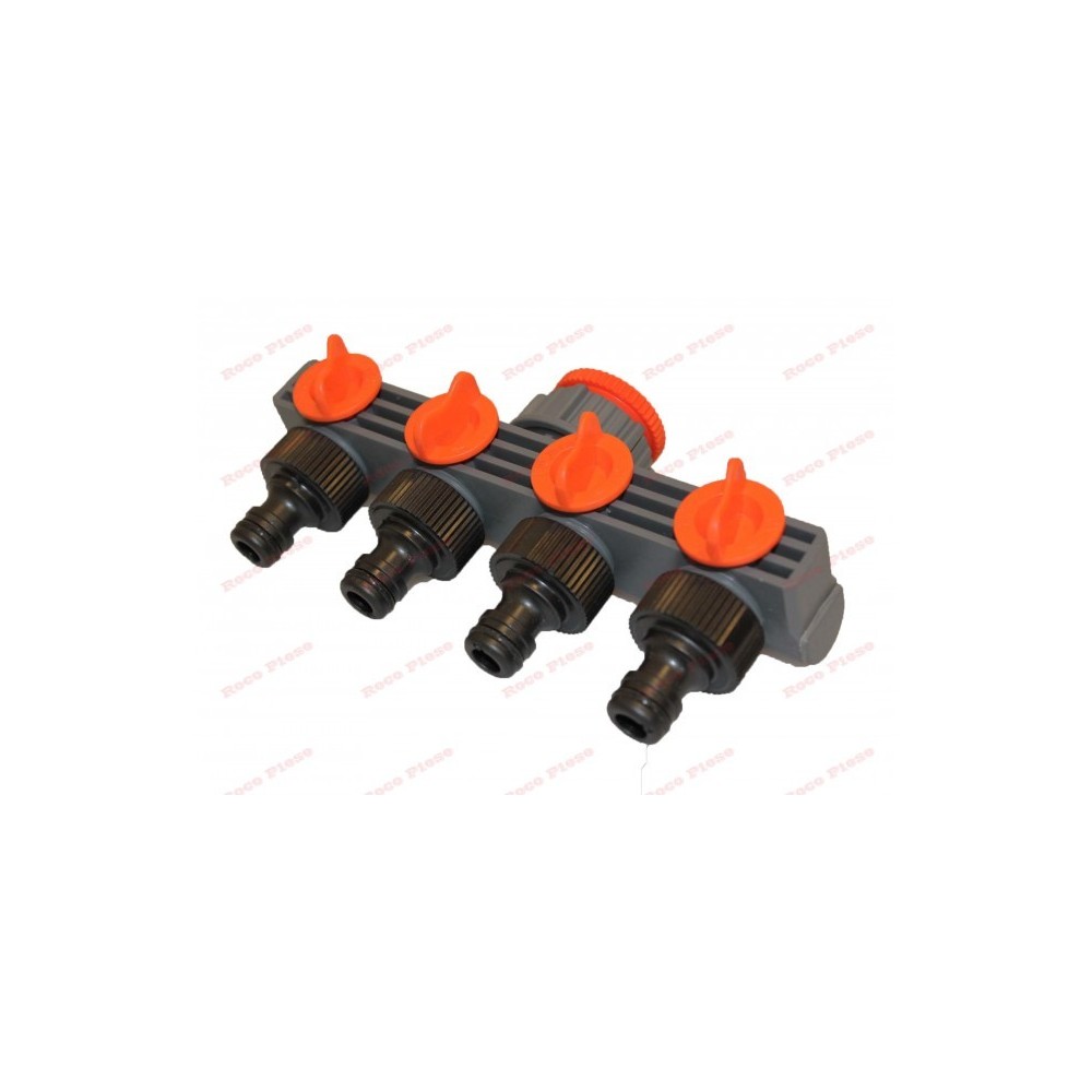 Distribuitor de apa cu 4 cai pentru furtun gradina | arhiva Okazii.ro