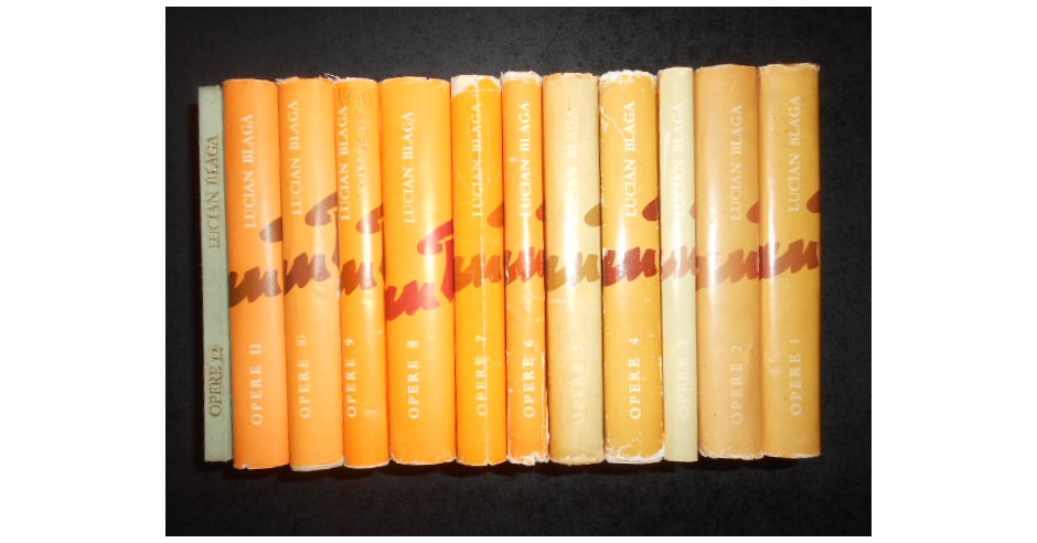 LUCIAN BLAGA - OPERE 12 volume (1974-1995, editie cartonata) | arhiva ...