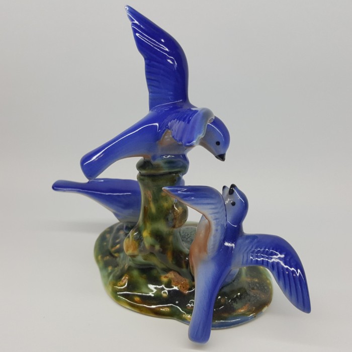 Pasari - Bibelou portelan romanesc vintage | Okazii.ro