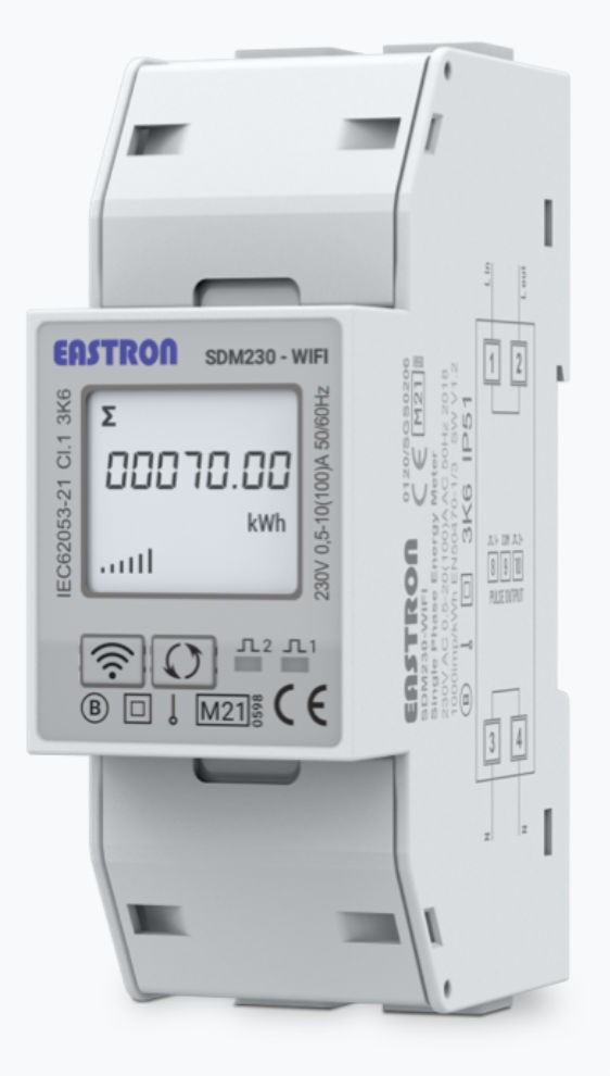 Smart Meter Eastron SDM230-WIFI cu app, Contor Inteligent Bidirectional ...