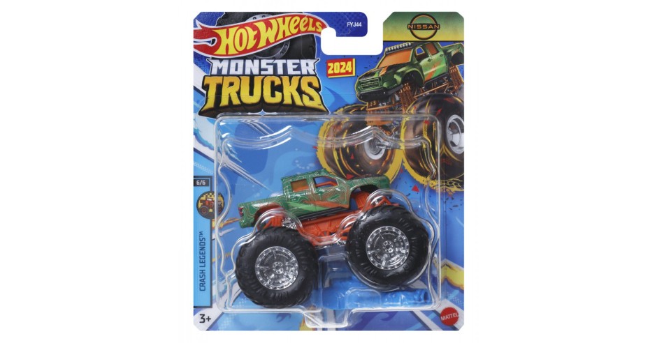 Mattel Hot Wheels Monster Truck, masinuta Nissan, scara 1:64 | Okazii.ro