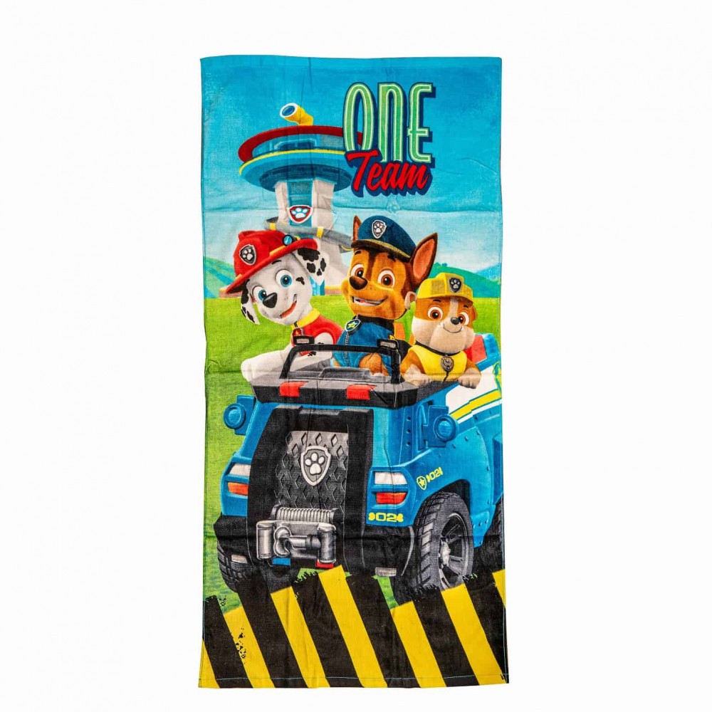 Prosop de baie sau plaja Paw Patrol, 70X 140CM | Okazii.ro