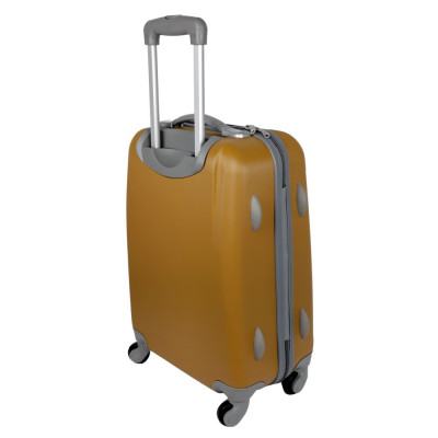 Troler mic Bright Line, 53x38x20 cm, ABS, cu 4 roti, Maro | Okazii.ro