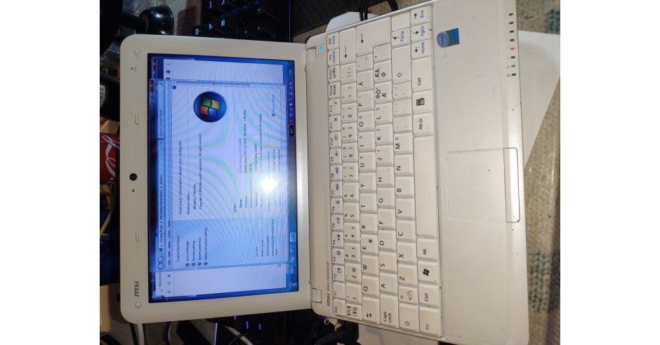 Mini laptop MSI Wind Notebook 10'', 2 Gb Ram, HDD 160 GB, Bat 90 min ...
