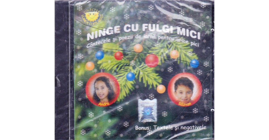 CD Colinde Andra si Razvan Gogan - Ninge cu Fulgi Mici (Sigilat ...