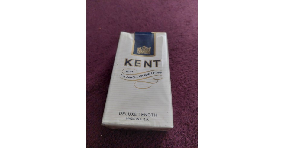 Reclama veche,PACHET vechi TIGARI"KENT"DELUXE 100s-NEcartonat-gol-MADE ...
