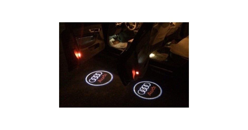 Proiectoare Logo Audi Portiera Led Laser emblema sigla Holograma ...