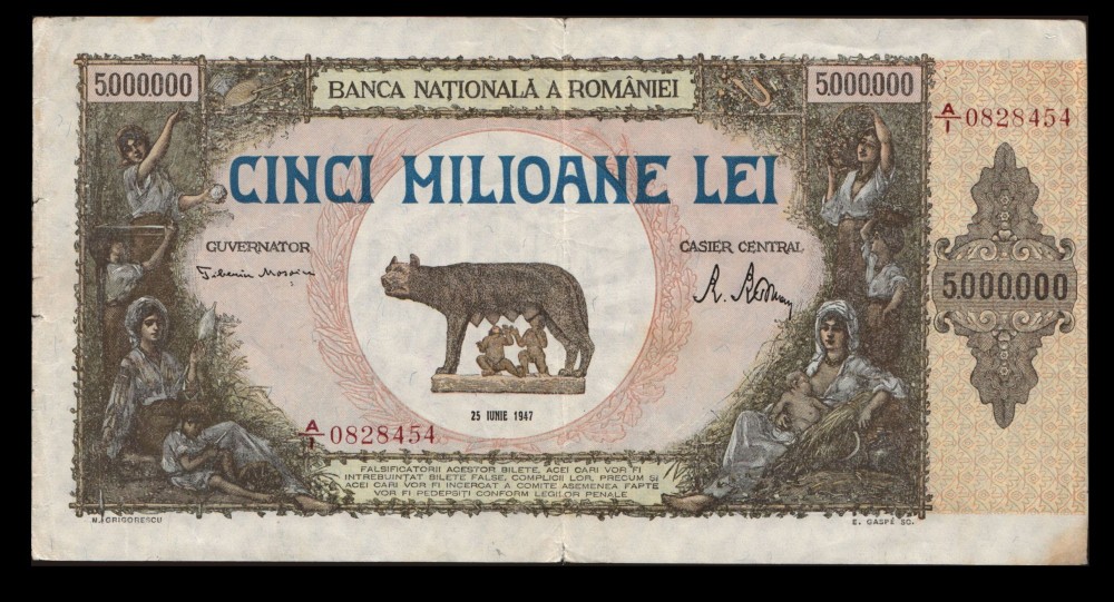 Bancnote romanesti - 5000000 lei 1947 | arhiva Okazii.ro