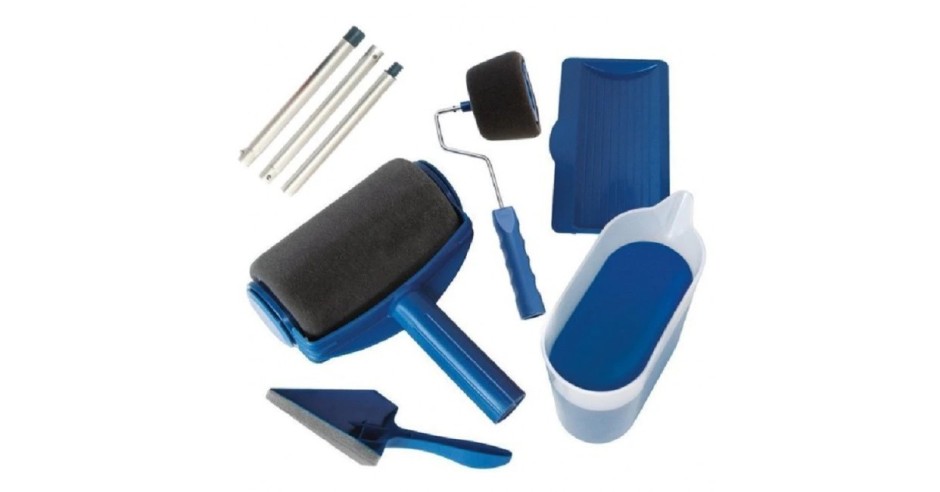 Trafalet Paint Roller Profesional cu umplere + rezervor si recipient ...