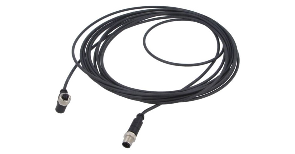 Cablu HARTING 4 pini PUR 7,5m pentru senzori automatizări cu mufe M12 ...