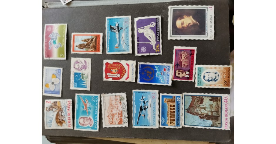 Colecție de timbre, rare și impresionante. Colecția conține 60 foto ...